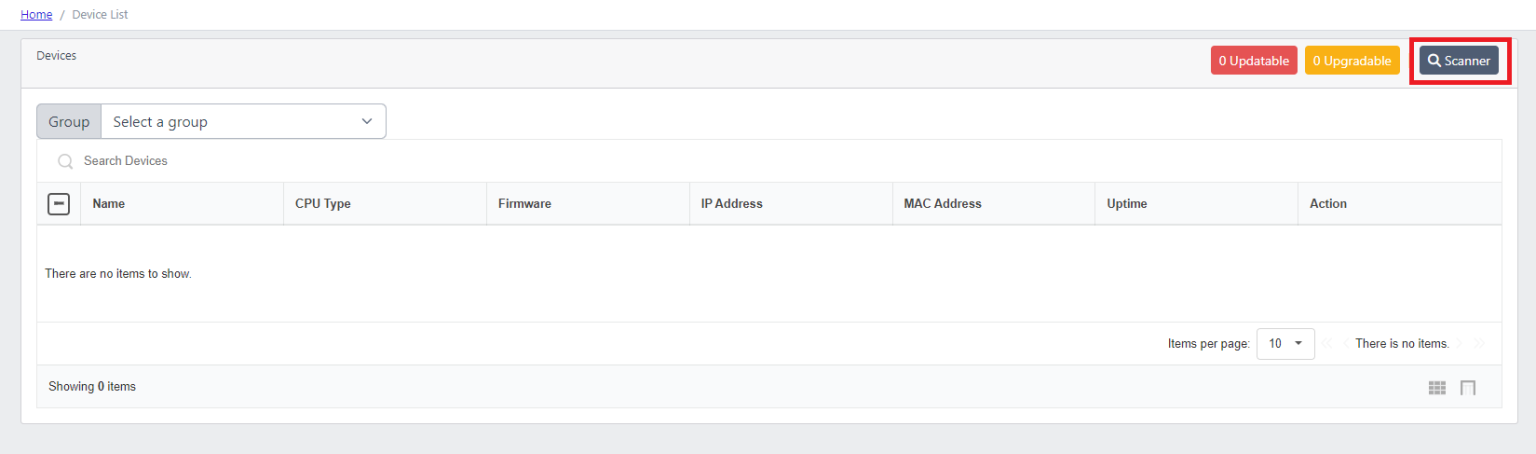 Add New Devices - MikroWizard | Mikrotik management solution