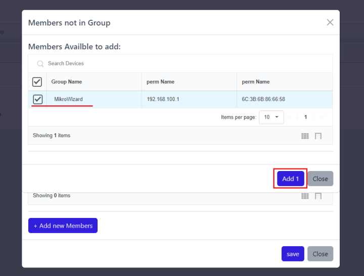 Create and Managing Device Groups - MikroWizard | Mikrotik management solution
